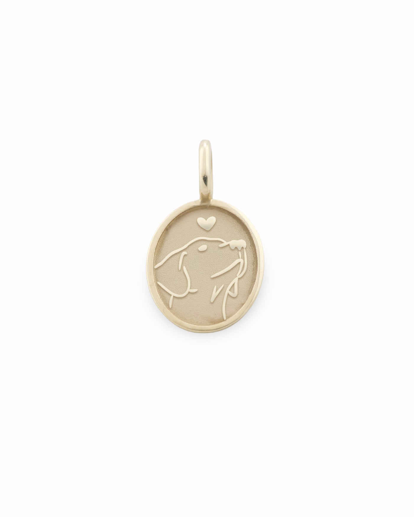 Storyteller Dog Pendant | Jas Gold